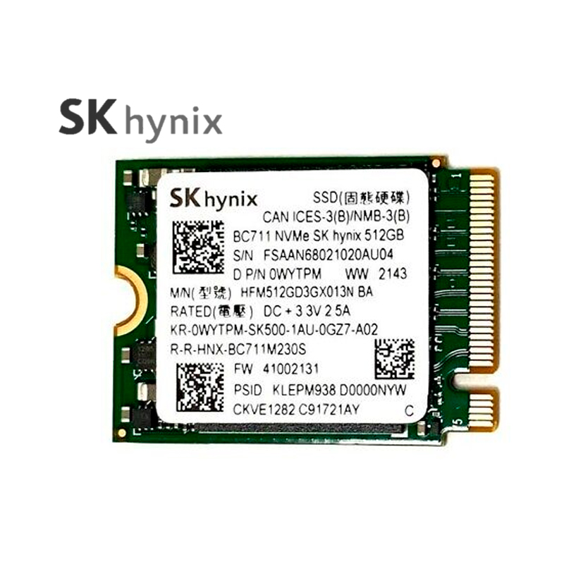 SSD Sk Hynix 512GB BC711 M.2 2230 PCIe NVMe – TASASHI